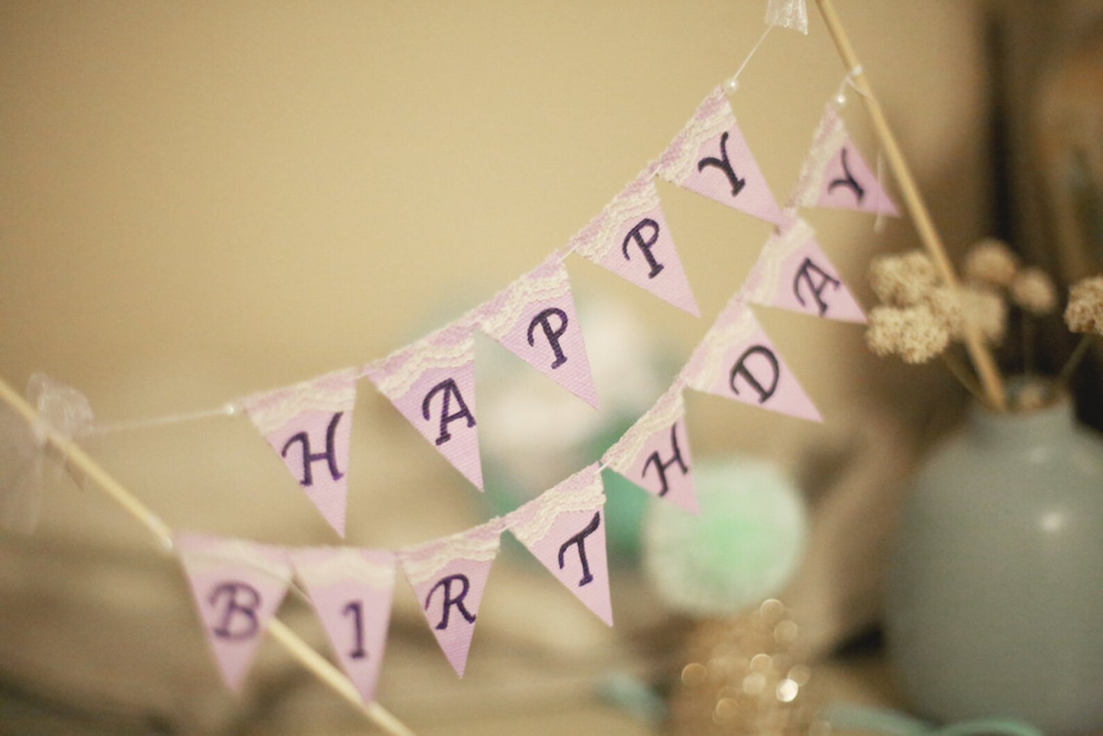 Happy Birthday Banner for Baby Cake Toppers Cake Banner - Etsy