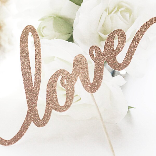 Gold Cake Topper - Etsy