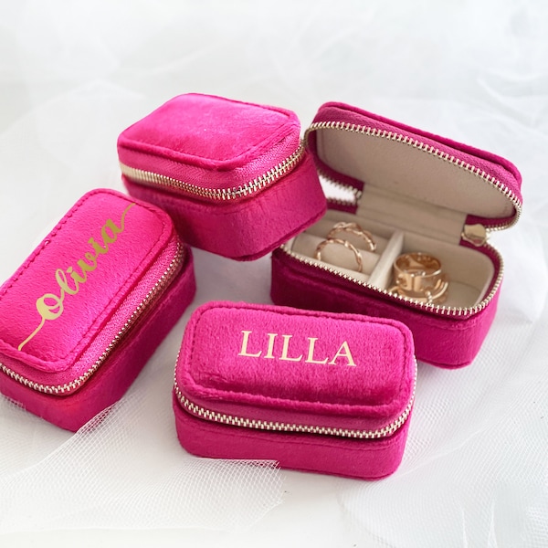Pink Jewellery Box - Etsy
