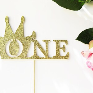 ONE Cake Topper, Glitter Cake Topper,gold Cake Toppers, Personalized ...