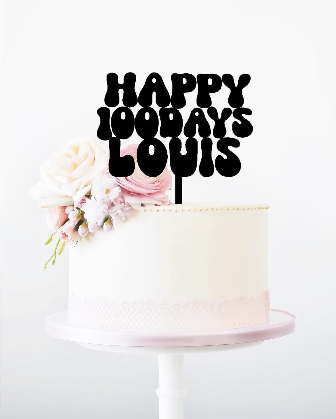 100days Cake Topper, Personalized Birthday Cake Topper, Personalized ...