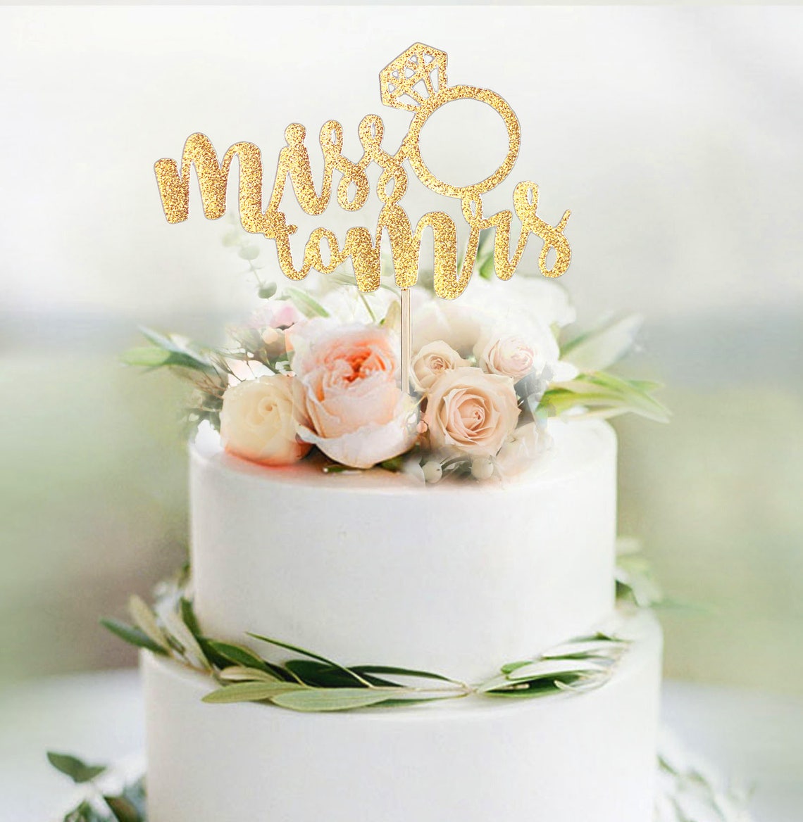 Miss to Mrs Cake Toppers Miss to Mrs Signfrom Miss to Mrs | Etsy