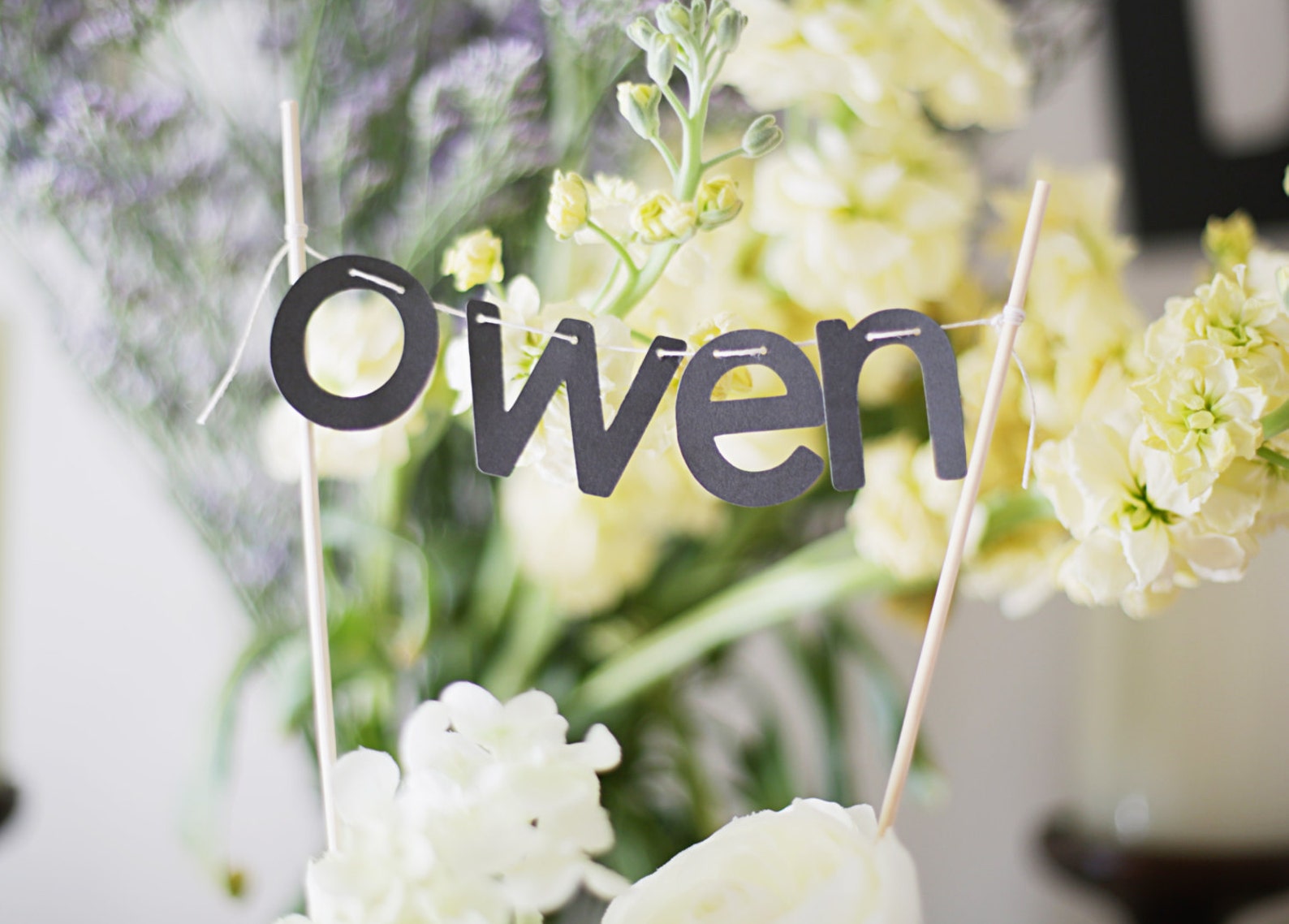 Custom Name Topper Simple Modern Cake Toppers Birthday Name - Etsy