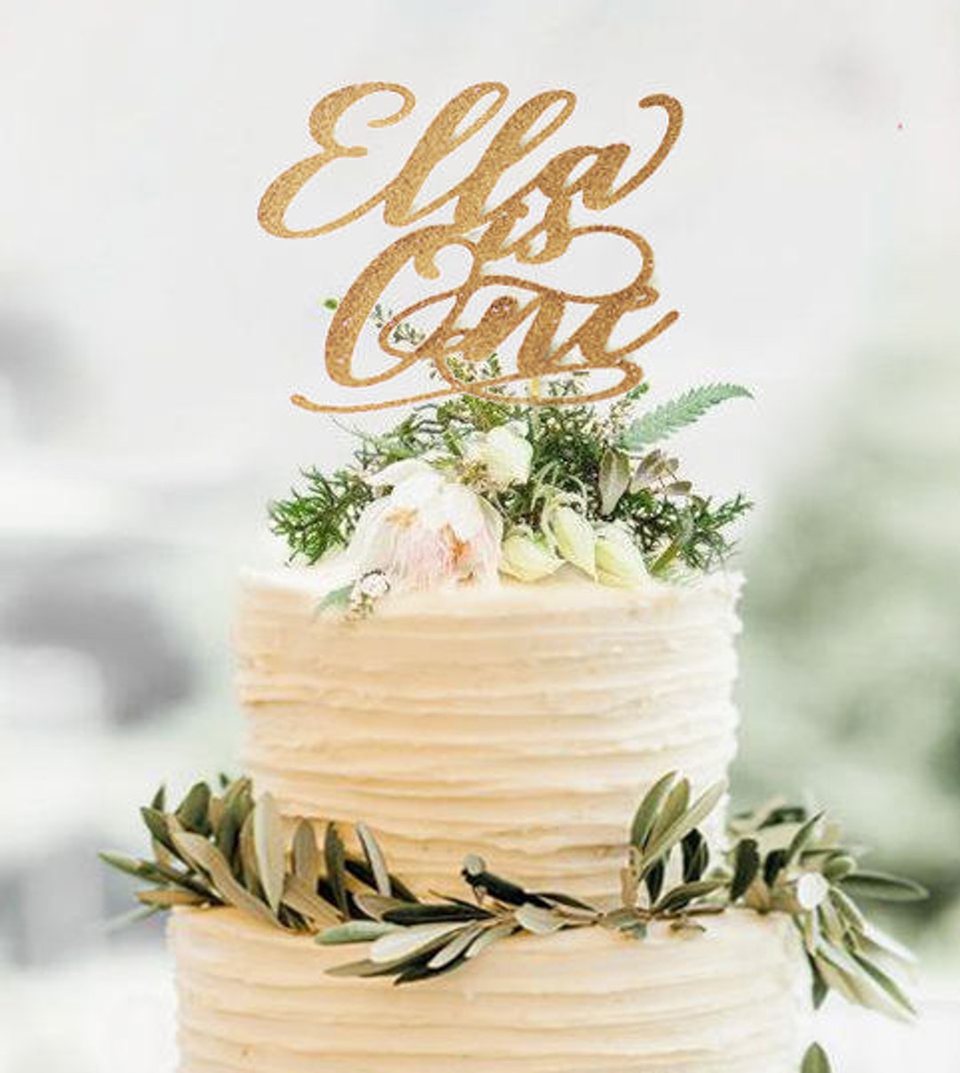 Rose Gold Birthday,customized Cake Toppers, Birthday Cake Topper, 1st ...