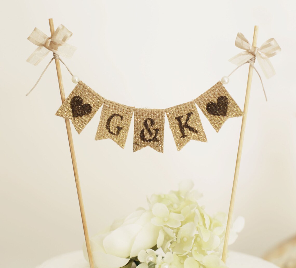 Personalized Cake Toppers,customized Rustic Cake Toppers, Rustic ...