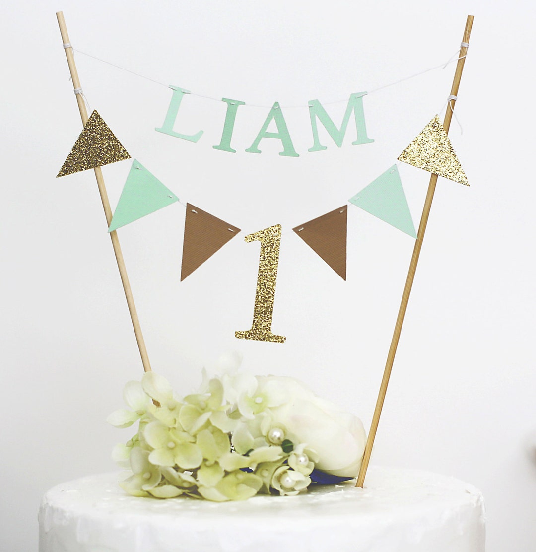 1st Birthday Topper,cake Toppers,baby Birthday Party Toppers ...