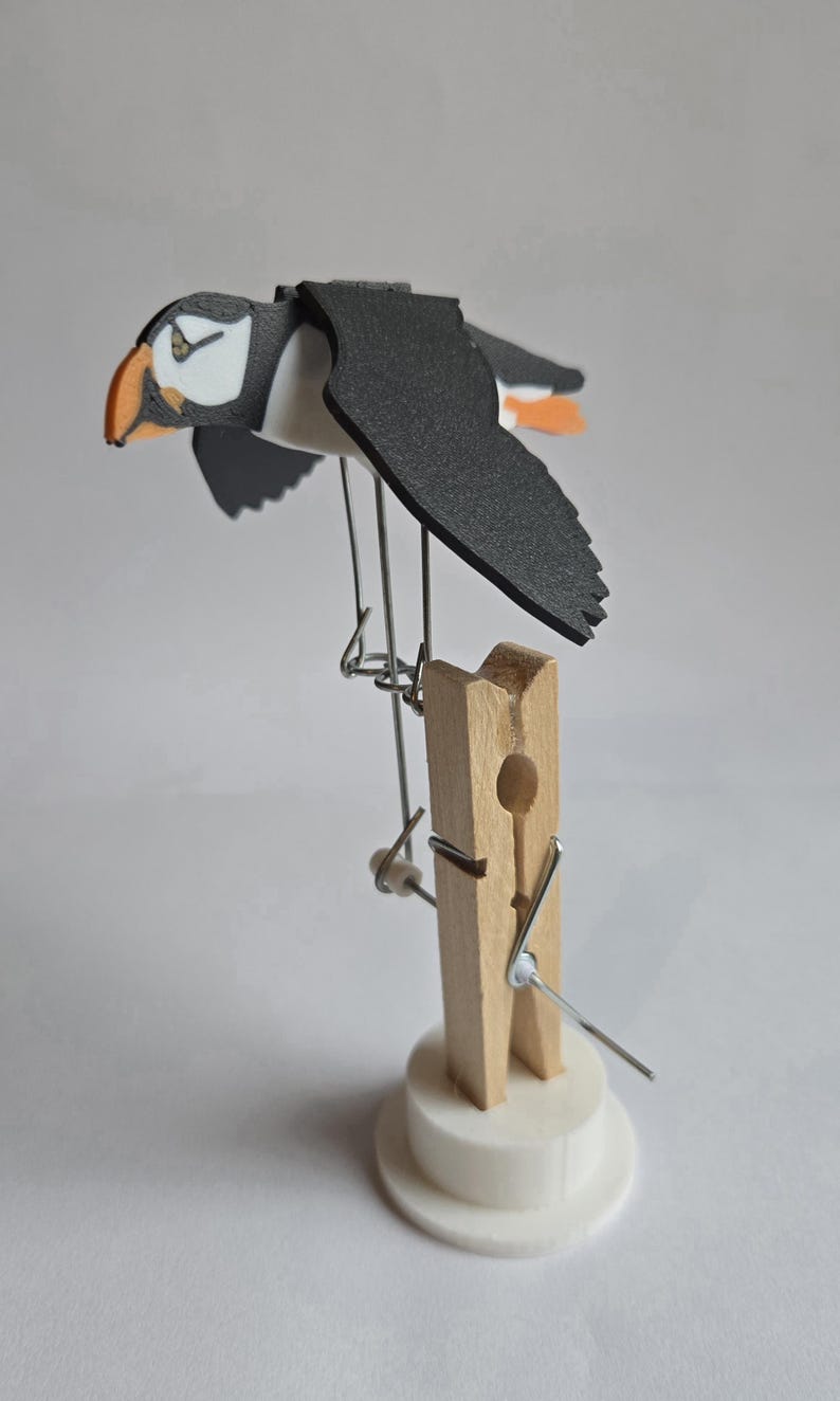 Puffin Peg Automaton Kit 2026 Design - Etsy Canada