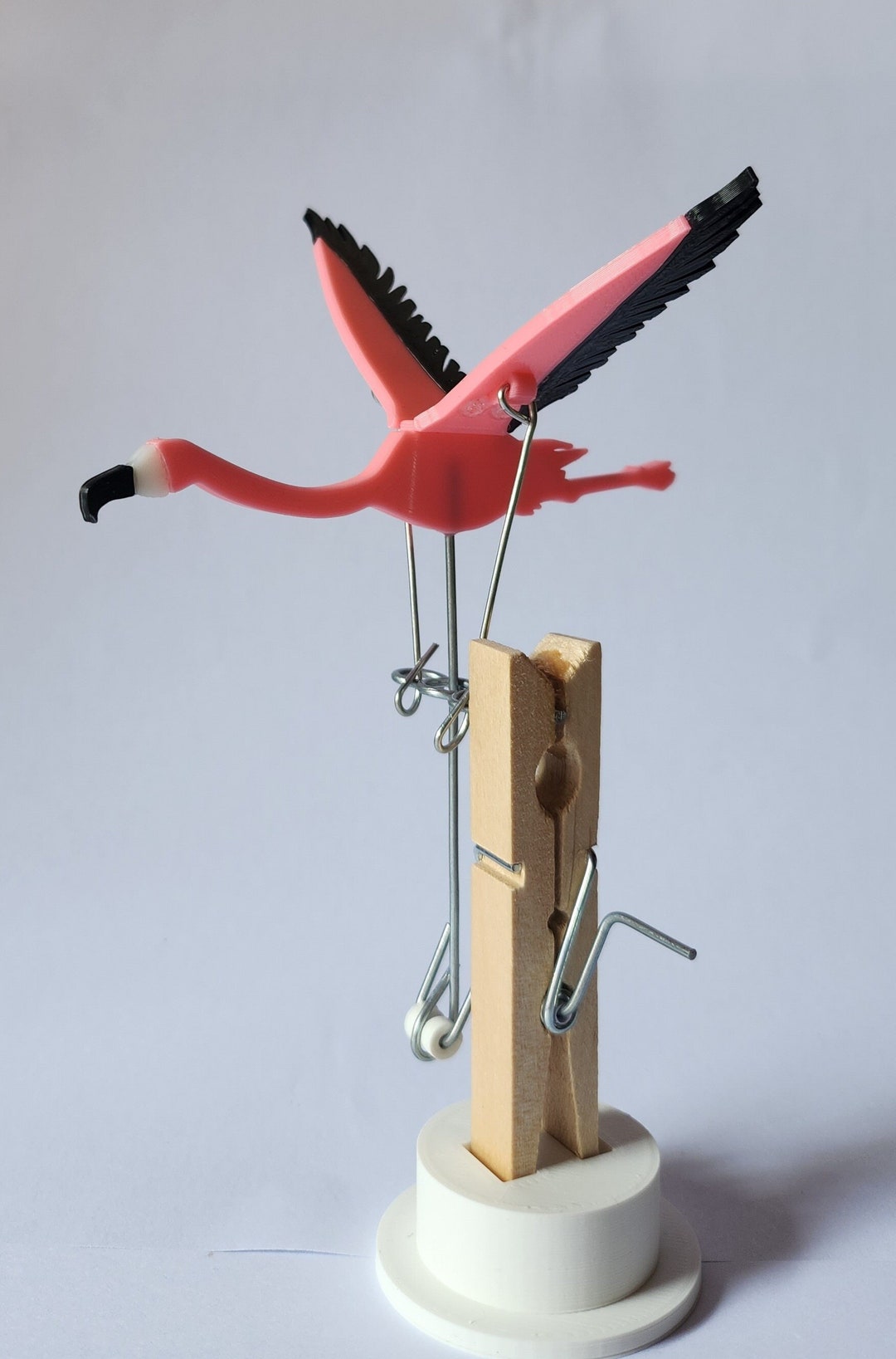 Little Flamingo Peg Automaton Kit - Etsy