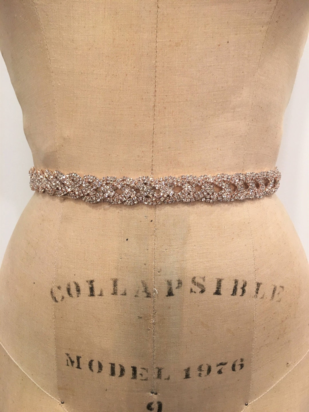 Bridal Belt Rose Gold-bridal Sash Rose Gold-bridesmaid Belt Rose Gold ...
