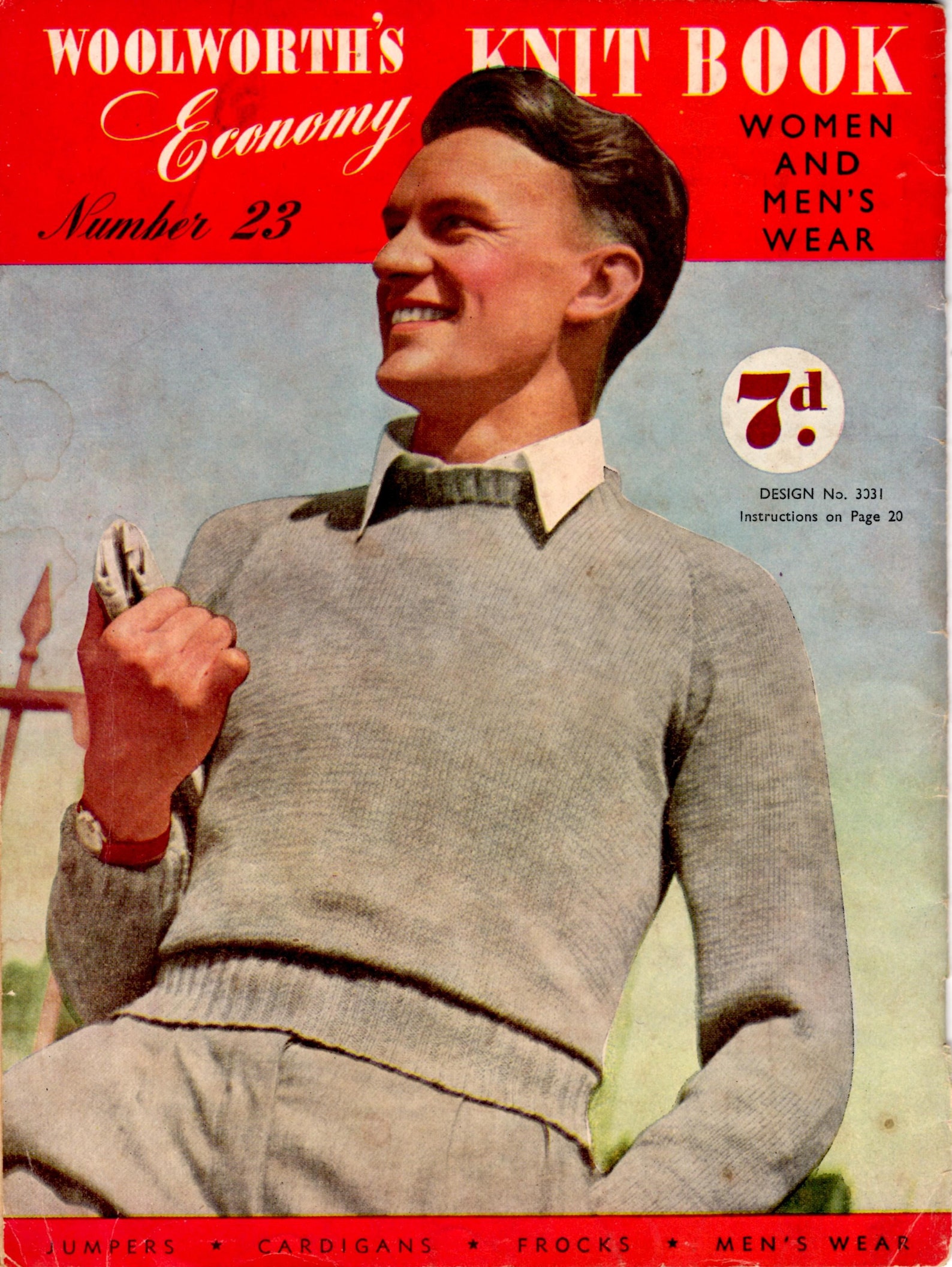 Woolworth's Knit Book Number 23 - Etsy