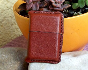 Leather Zippo Case | Etsy
