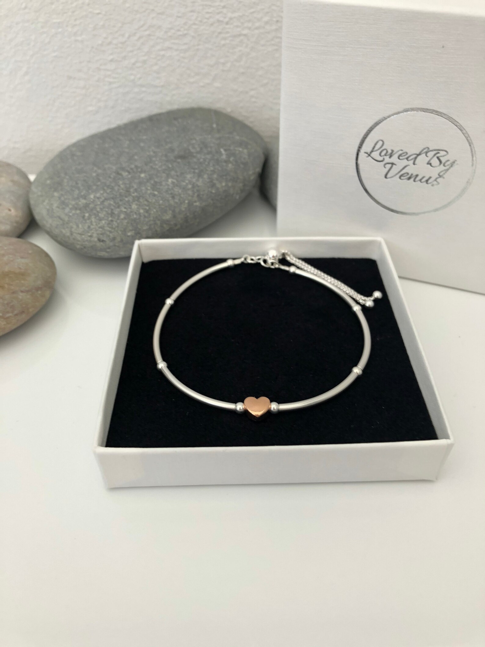 Sterling Silver Heart Bracelet. Heart Bracelet . Gifts for | Etsy