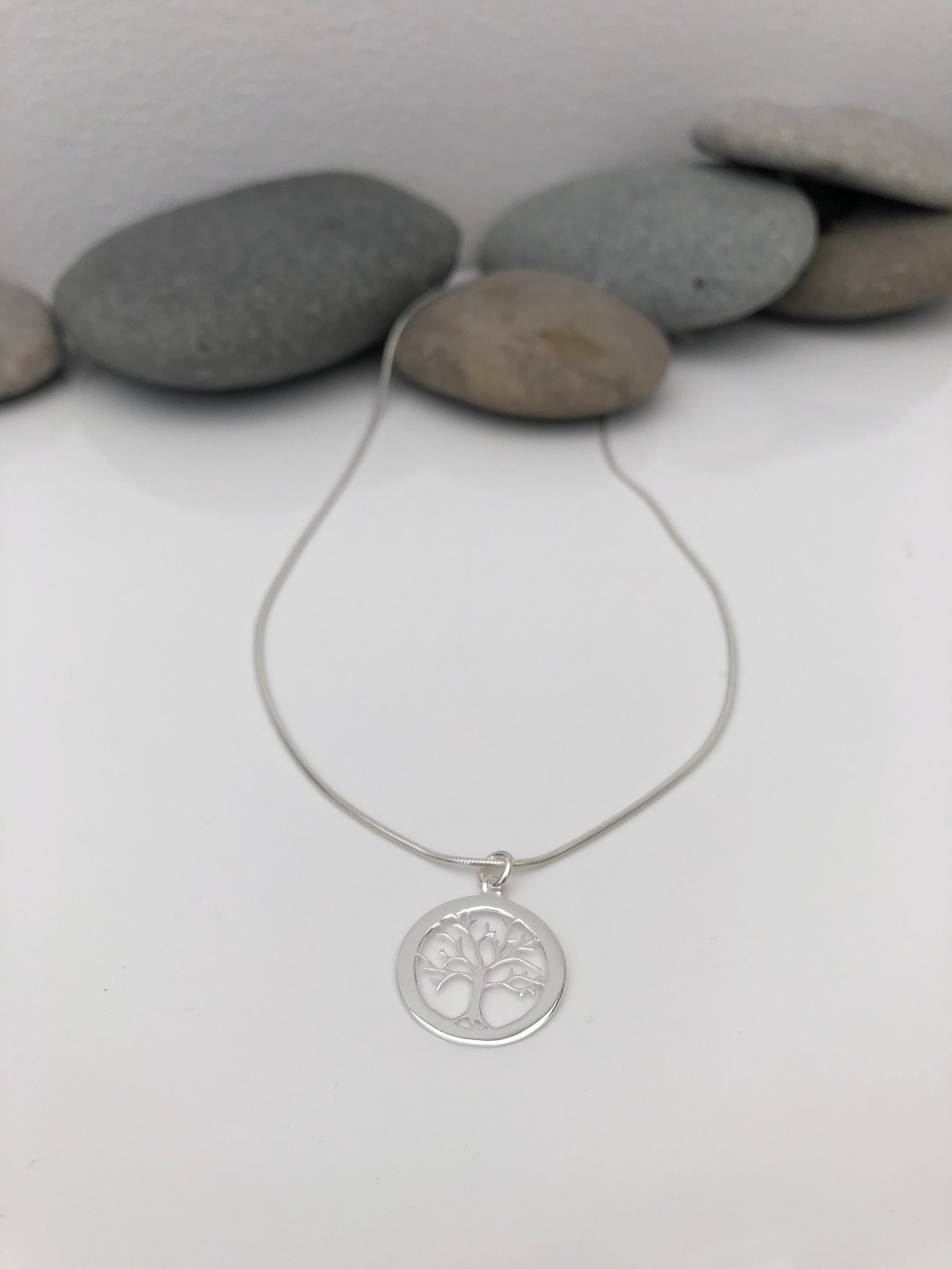 Sterling Silver Tree of Life Necklace. Tree of Life Pendant. Tree of ...