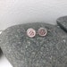 Sterling Silver Button Stud Earrings. Silver Button Earrings. - Etsy