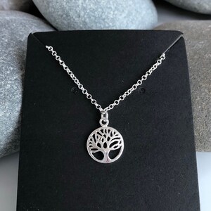 Sterling Silver Tree of Life Chain Bracelet. Delicate Tree of - Etsy
