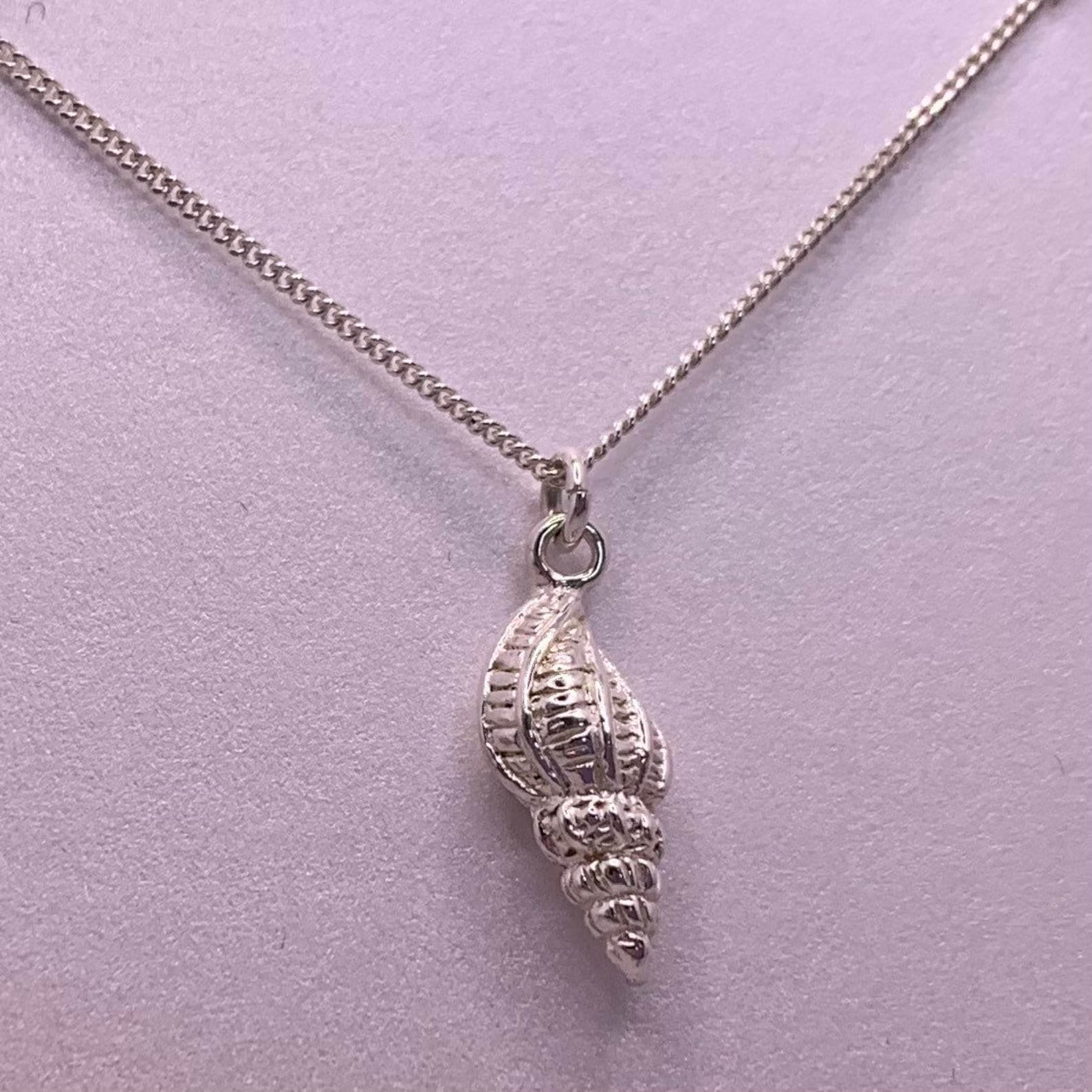 Sterling Silver Shell Necklace. Silver Shell Necklace. Shell - Etsy