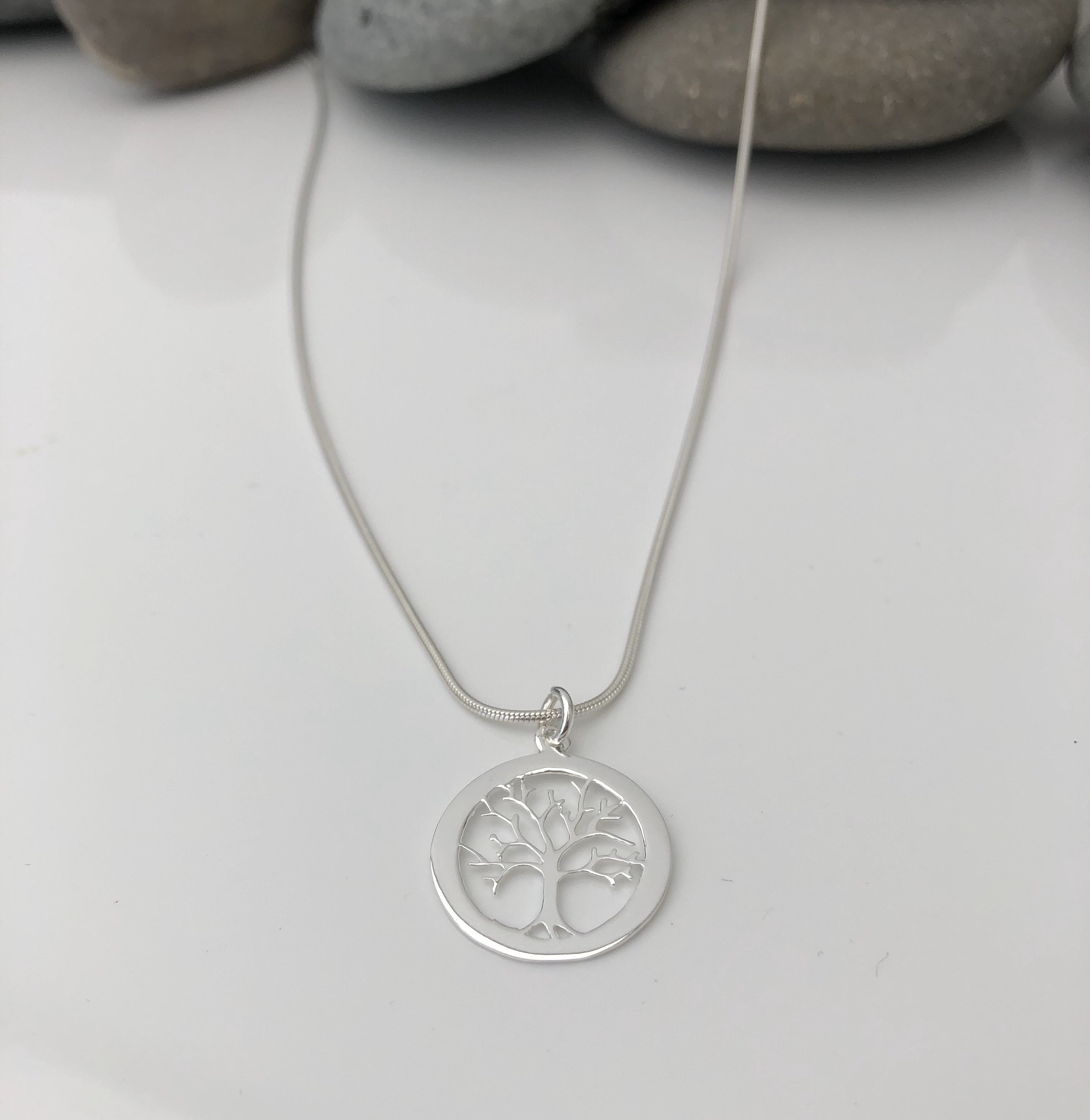 Sterling Silver Tree of Life Necklace. Tree of Life Pendant. Tree of ...