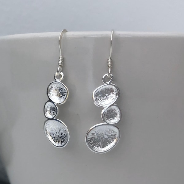 Silver Earrings - Etsy UK