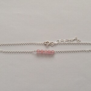 White Gemstone Anklet. White Jade Ankle Bracelet. Gemstone Beaded Ankle ...