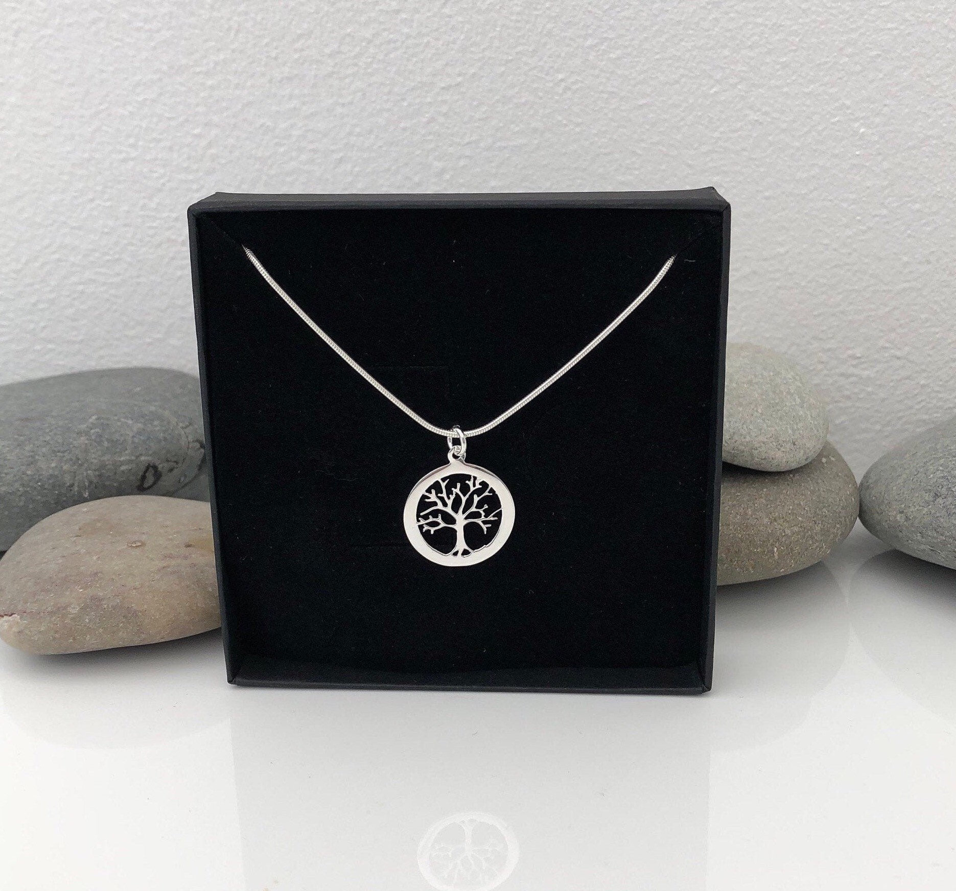 Sterling Silver Tree of Life Necklace. Tree of Life Pendant. Tree of ...