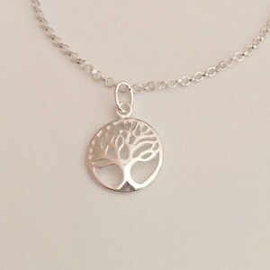 Sterling Silver Tree of Life Chain Bracelet. Delicate Tree of - Etsy