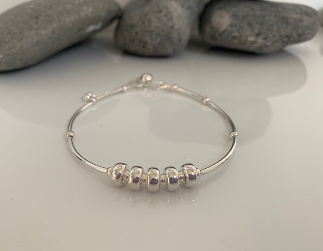 Silver 50th Birthday Bracelet 50 Birthday Gift. 50th Birthday Gift for ...