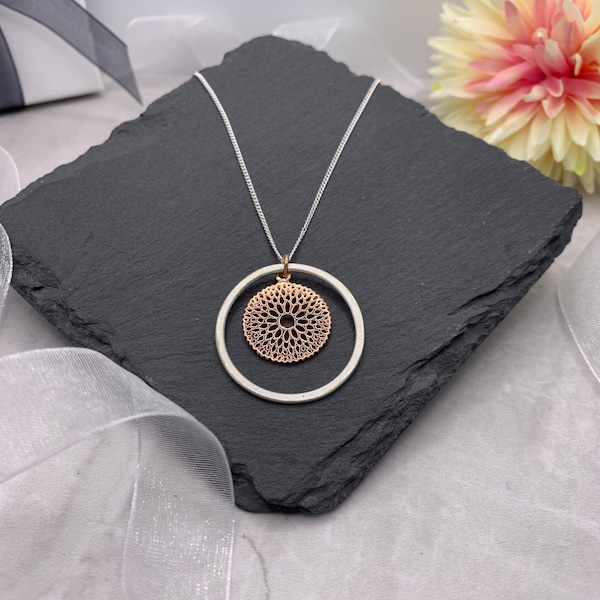 Long Silver Necklace - Etsy