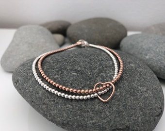 Rose Gold and Silver | Etsy