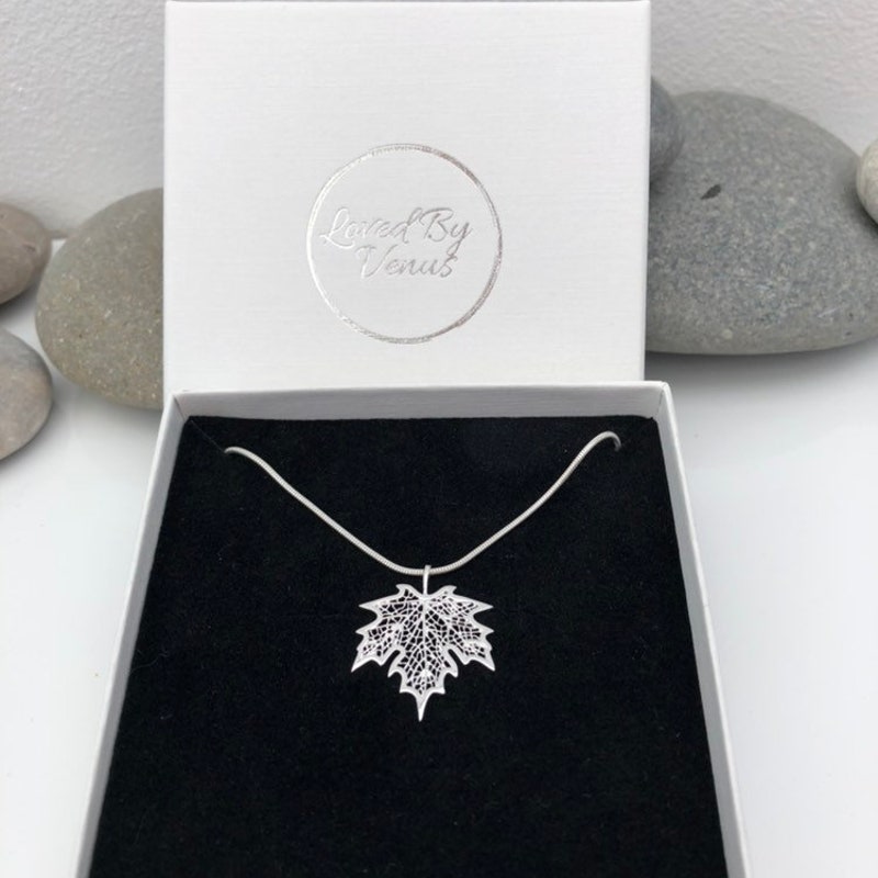 Silver Maple Leaf - Etsy