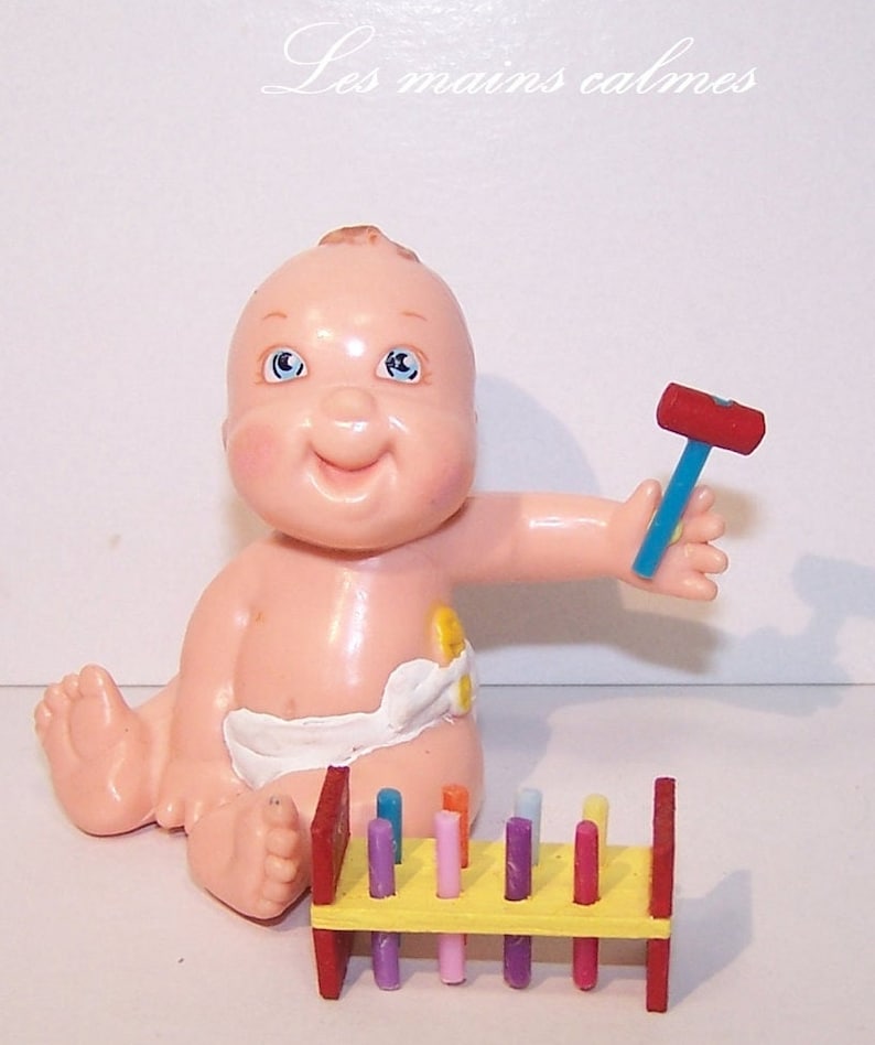 Knock-knock. Baby Toy Miniature 10eme and 12eme - Etsy