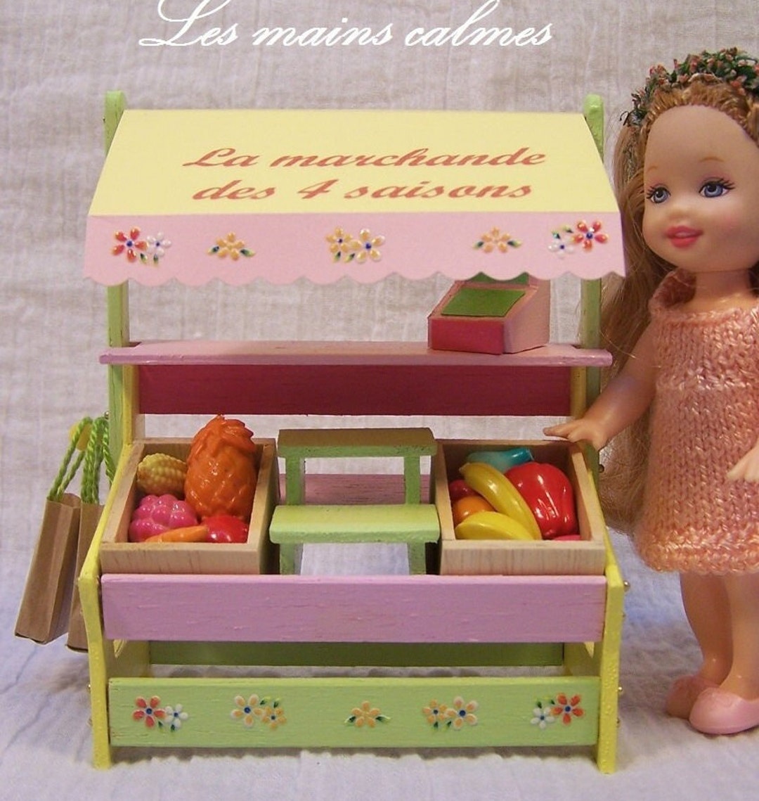 Wooden Market Stand Miniature 10eme and 12eme - Etsy