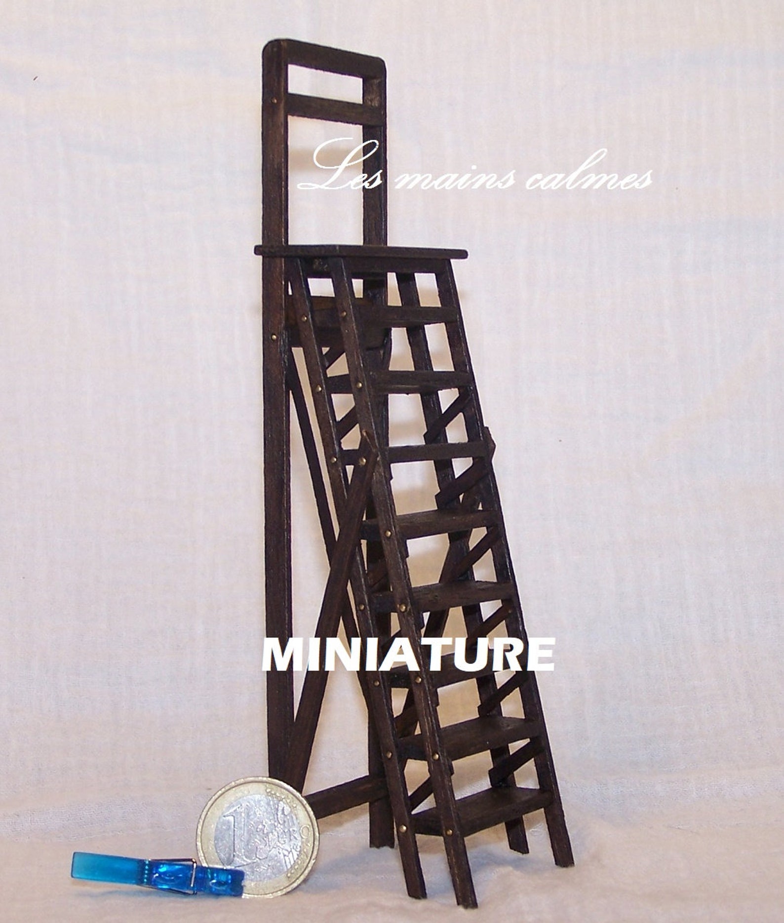 Articulated Library Step Ladder Miniature 10eme and 12eme - Etsy
