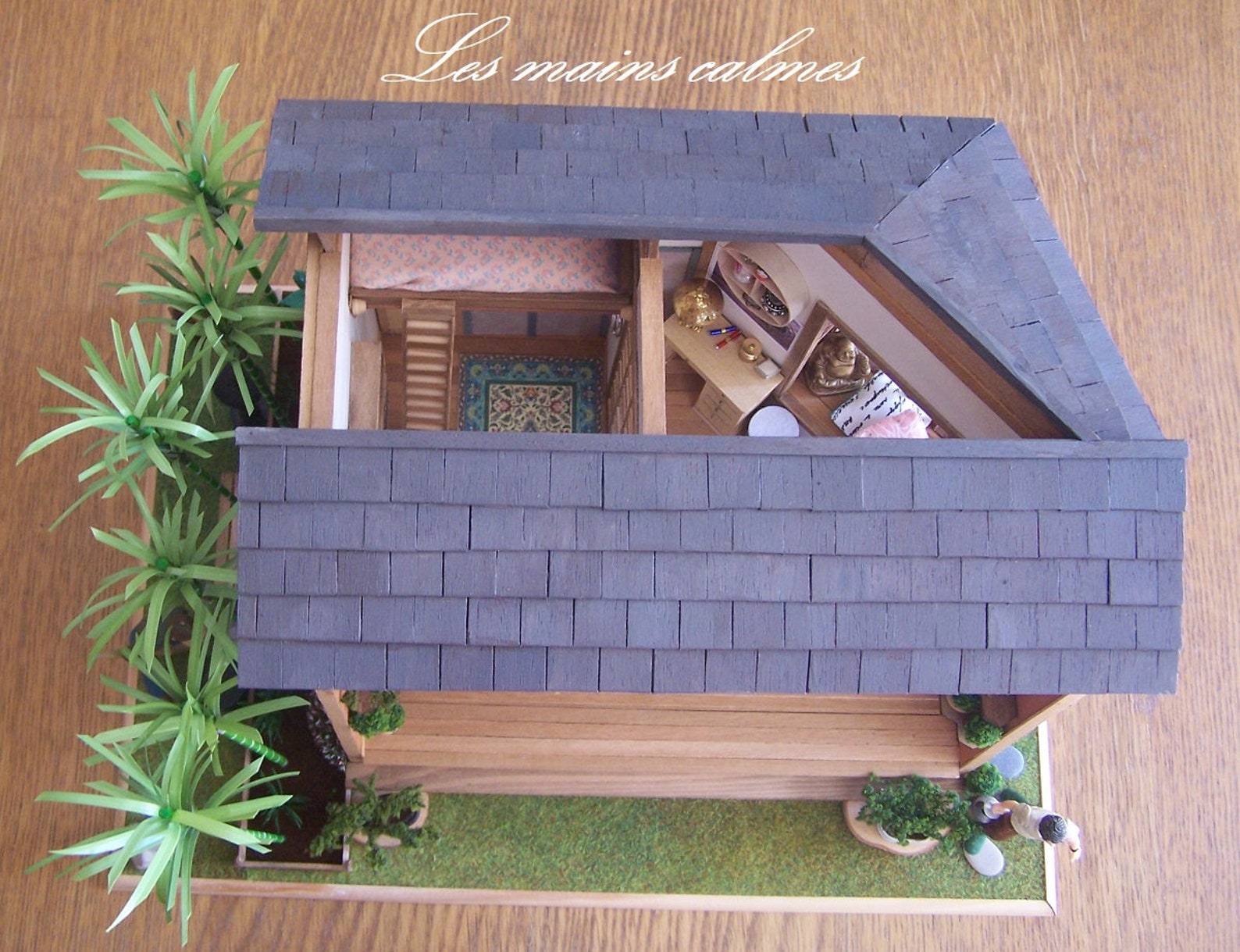 Japon. Maquette de style japonais. Exemplaire unique. « Fait main (les ...
