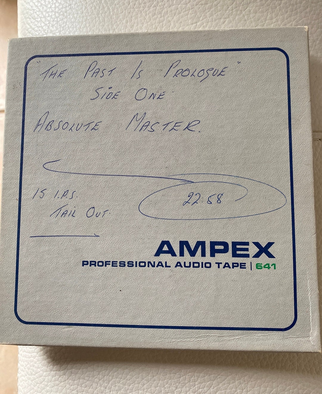 Audio Tape Absolute Master 1980 the Past is Prologue Fable Records 12 ...