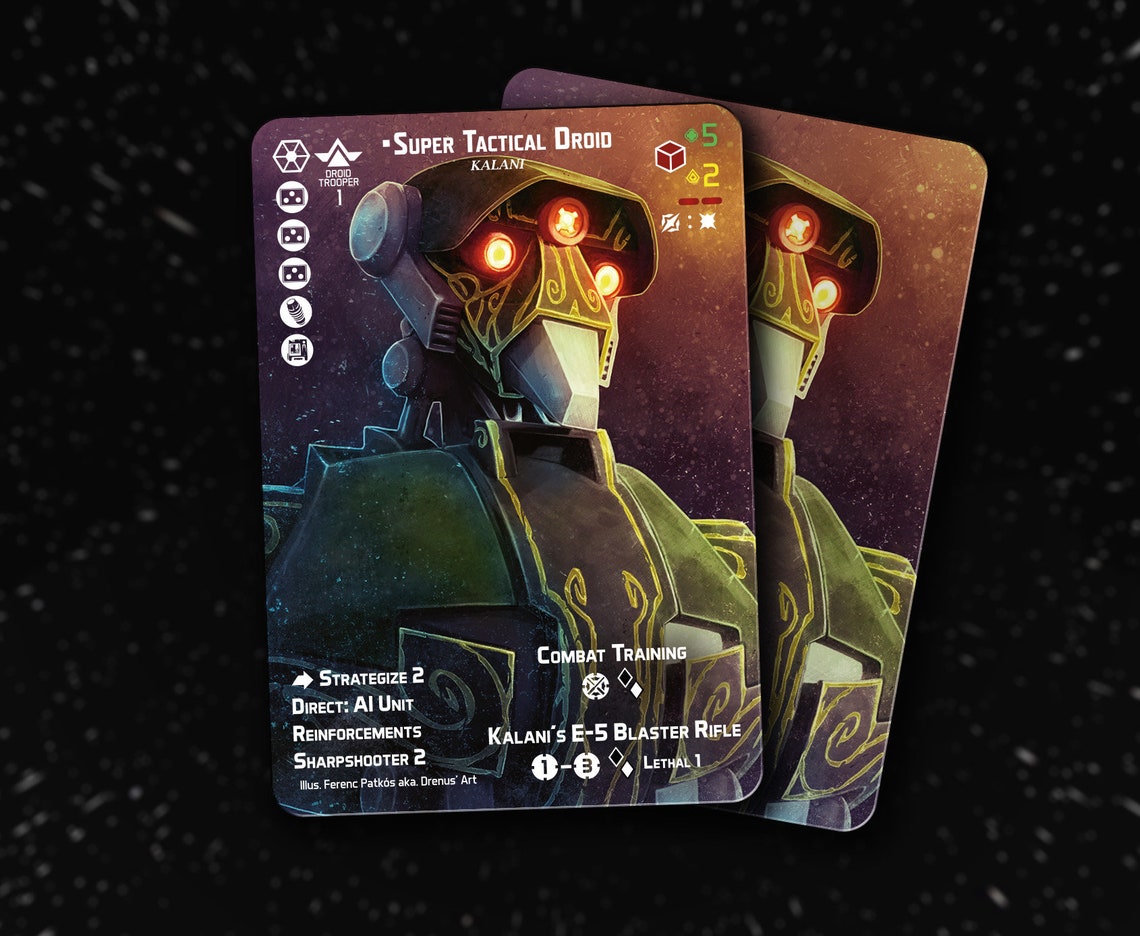 Super Tactical Droid (kalani) - Legion - Custom Alt Card - Etsy