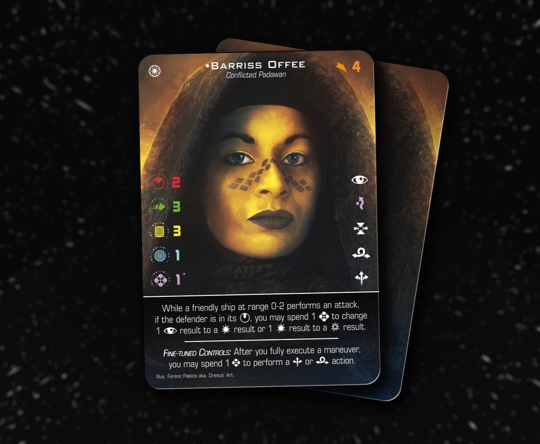 Barriss Offee (delta-7 Aethersprite) - X-wing Second Edition - Custom ...