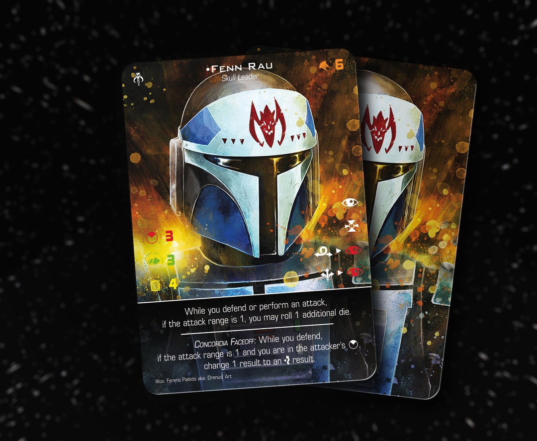 Fenn Rau Scum fang Fighter X-wing Second Edition Custom Alt Card - Etsy