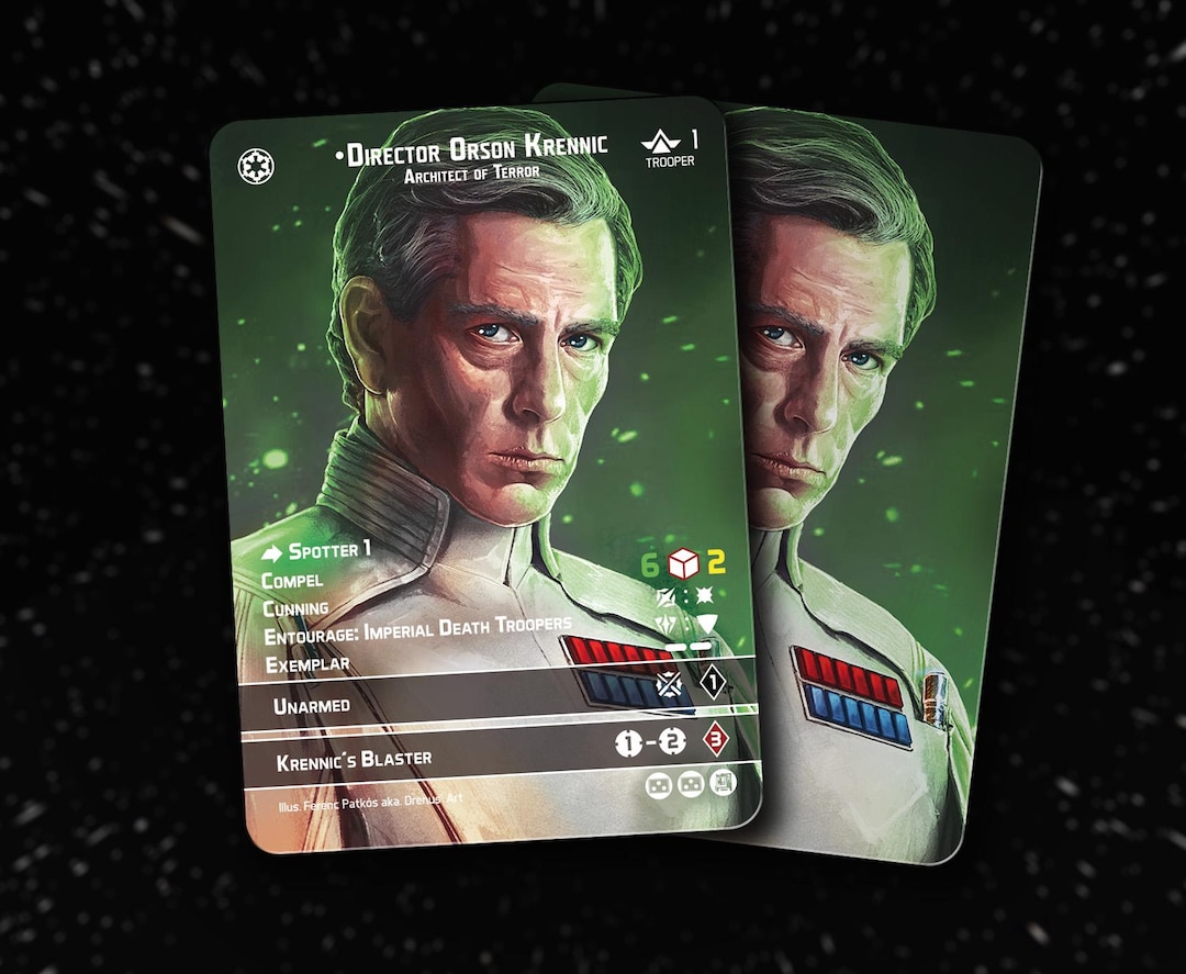 Director Orson Krennic architect of Terror Legion 2.0 Custom Alt Card ...