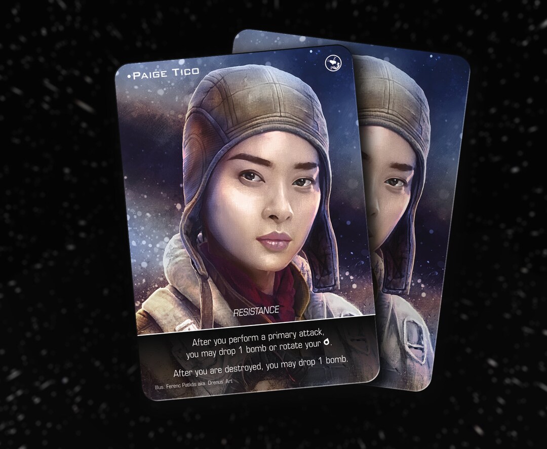 Paige Tico X-wing Second Edition Upgrade Custom Alt Card - Etsy