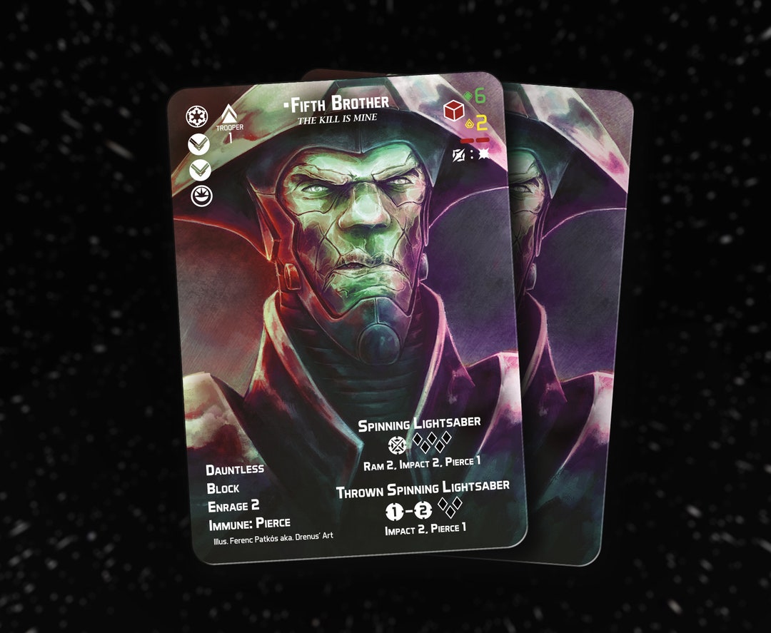 Fifth Brother (the Kill is Mine) - Legion - Custom Alt Card - Etsy