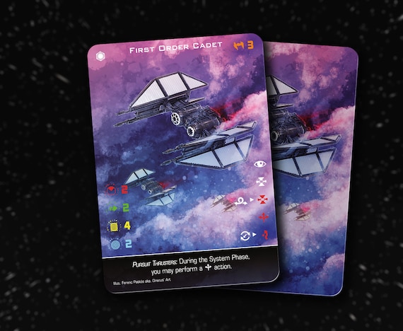 First Order Cadet tie/se Bomber X-wing Second Edition - Etsy