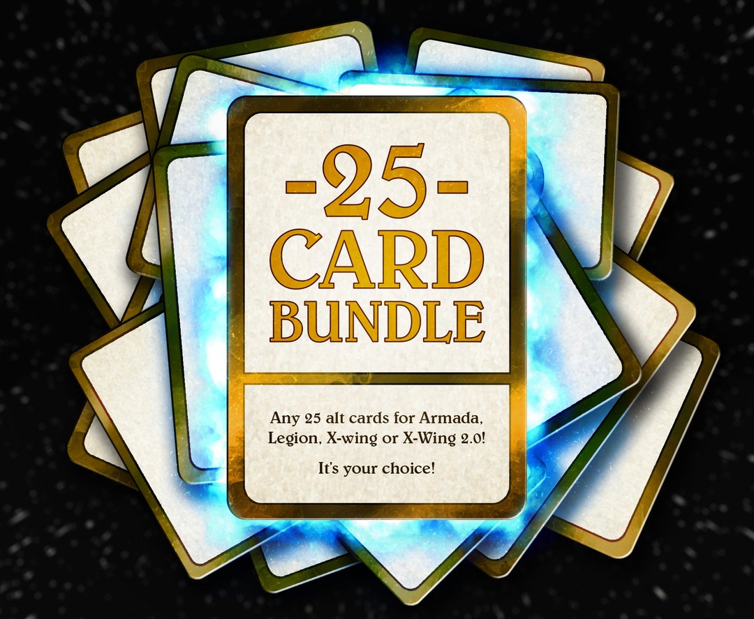 25 Card Bundle - Etsy