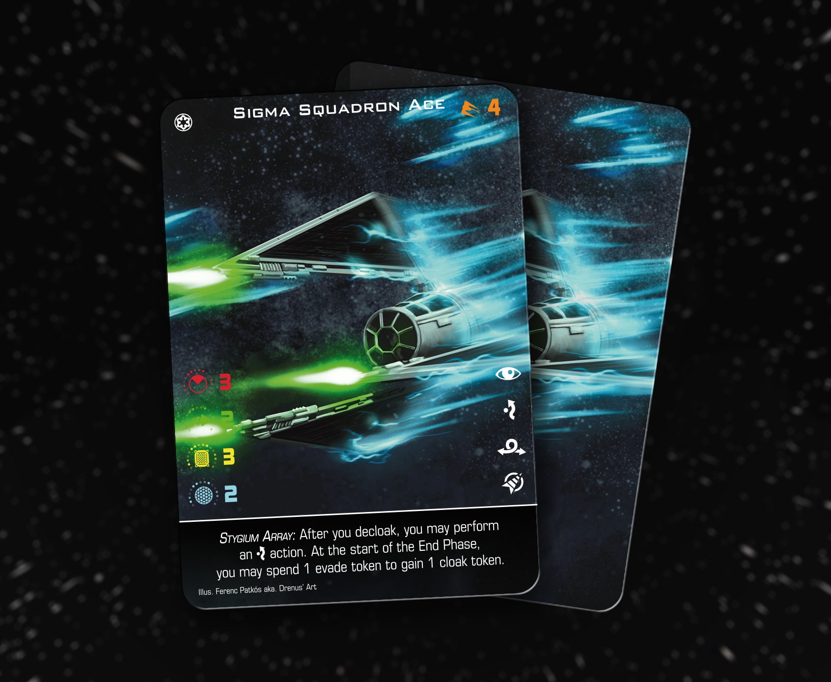 Sigma Squadron Ace tie/ph Phantom X-wing Second Edition | Etsy