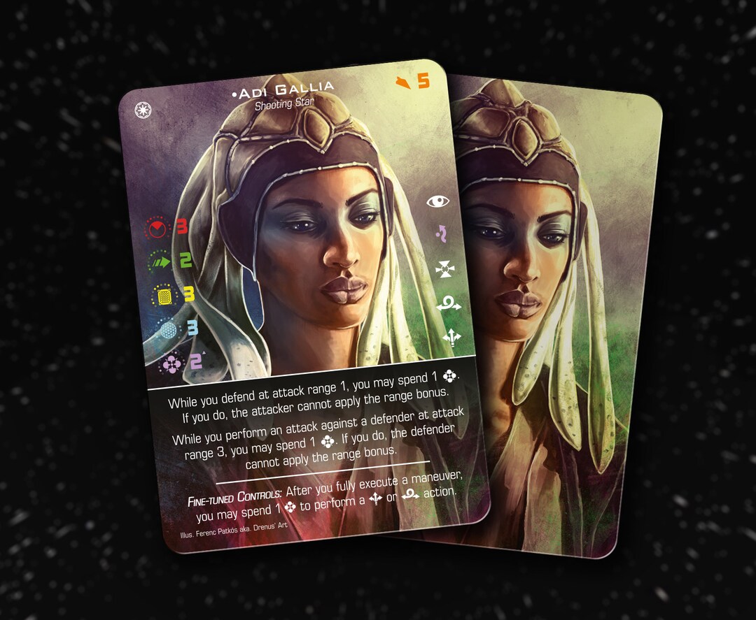 Adi Gallia (delta-7b Aethersprite) - X-wing Second Edition - Custom Alt ...