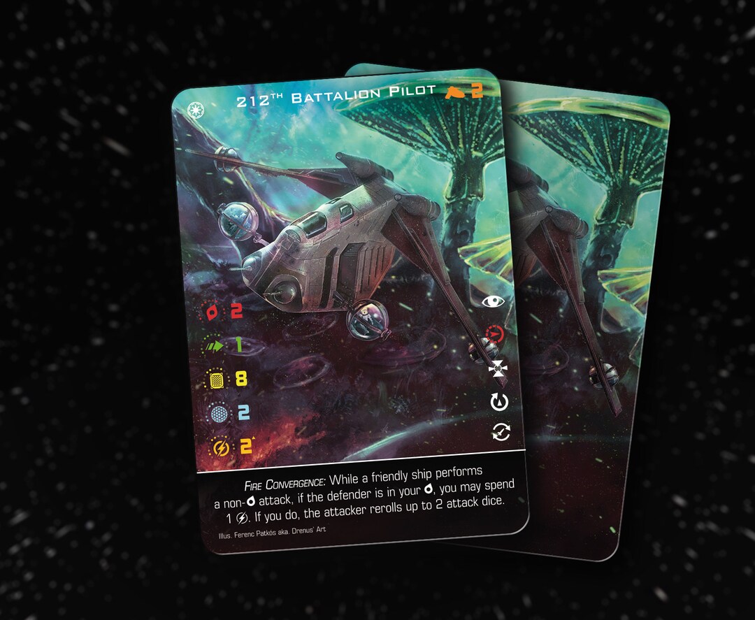 212th Battalion Pilot (laat/i Gunship) - X-wing Second Edition - Custom ...