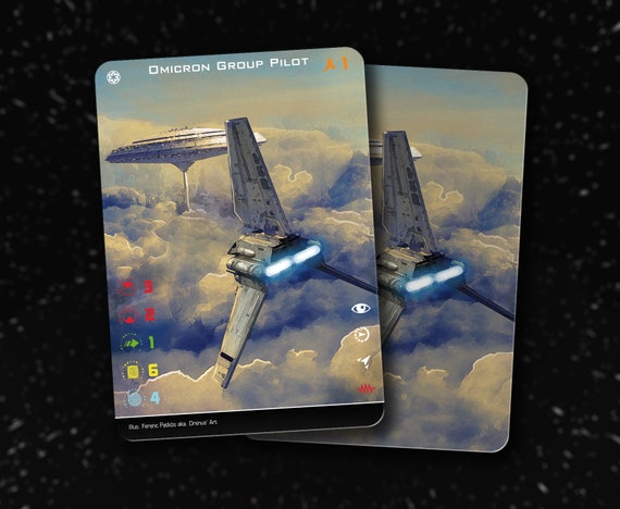 Omicron Group Pilot lambda-class T-4a Shuttle X-wing - Etsy UK