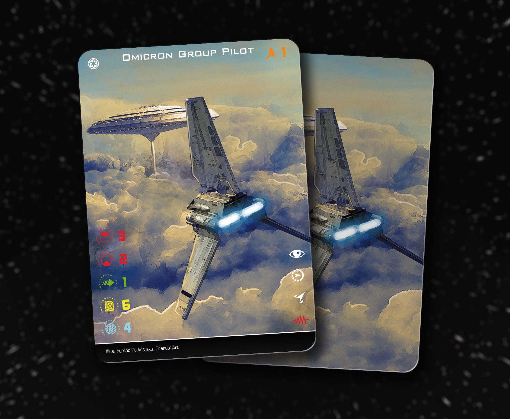 Omicron Group Pilot lambda-class T-4a Shuttle X-wing - Etsy UK