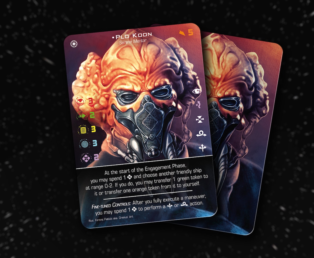 Plo Koon delta-7b Aethersprite X-wing Second Edition - Etsy Australia