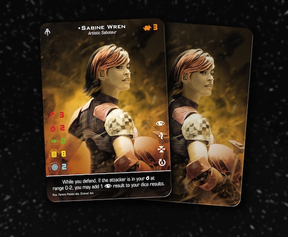 Sabine Wren lancer-class Pursuit Craft X-wing Second | Etsy