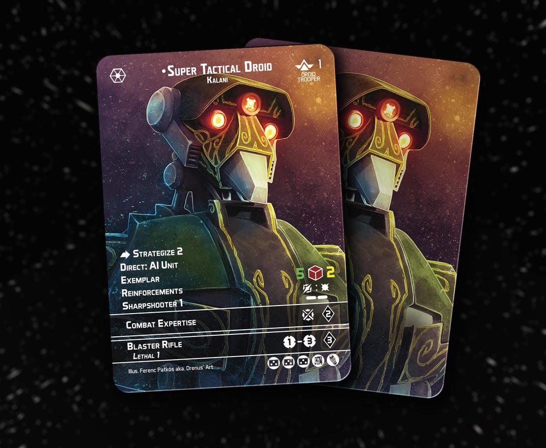 Super Tactical Droid (kalani) - Legion 2.0 - Custom Alt Card - Etsy